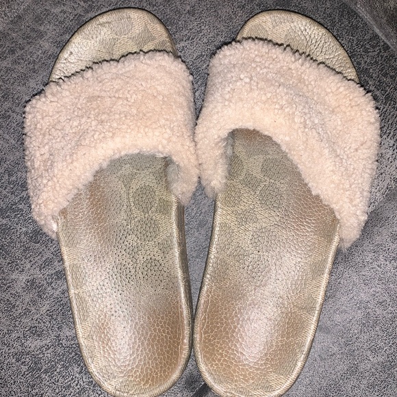 Coach | Shoes | Coach Slides Sz 9 | Poshmark